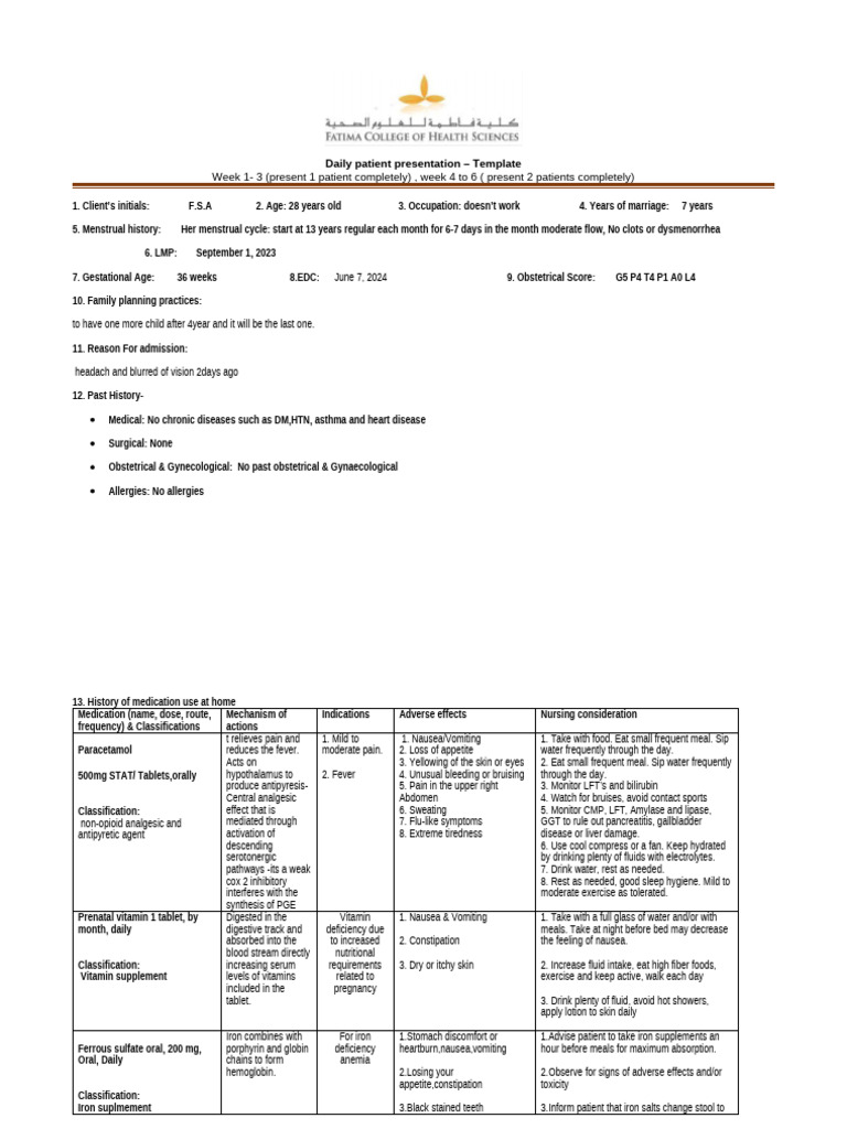 NCP Preeclampsia WA0005. | PDF