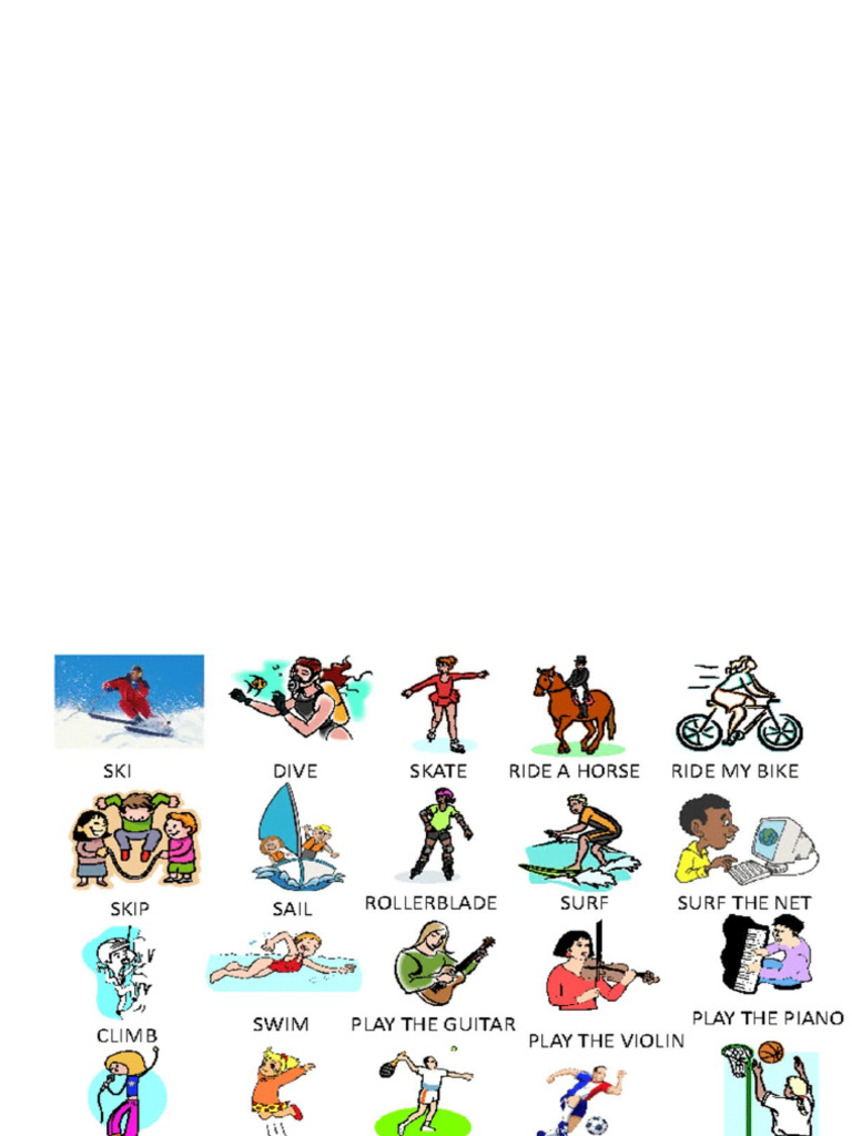 Leisure Activities Vocabulary | PDF
