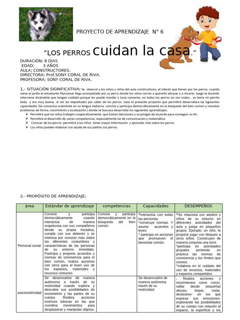 PROYECTO DE perros | PDF