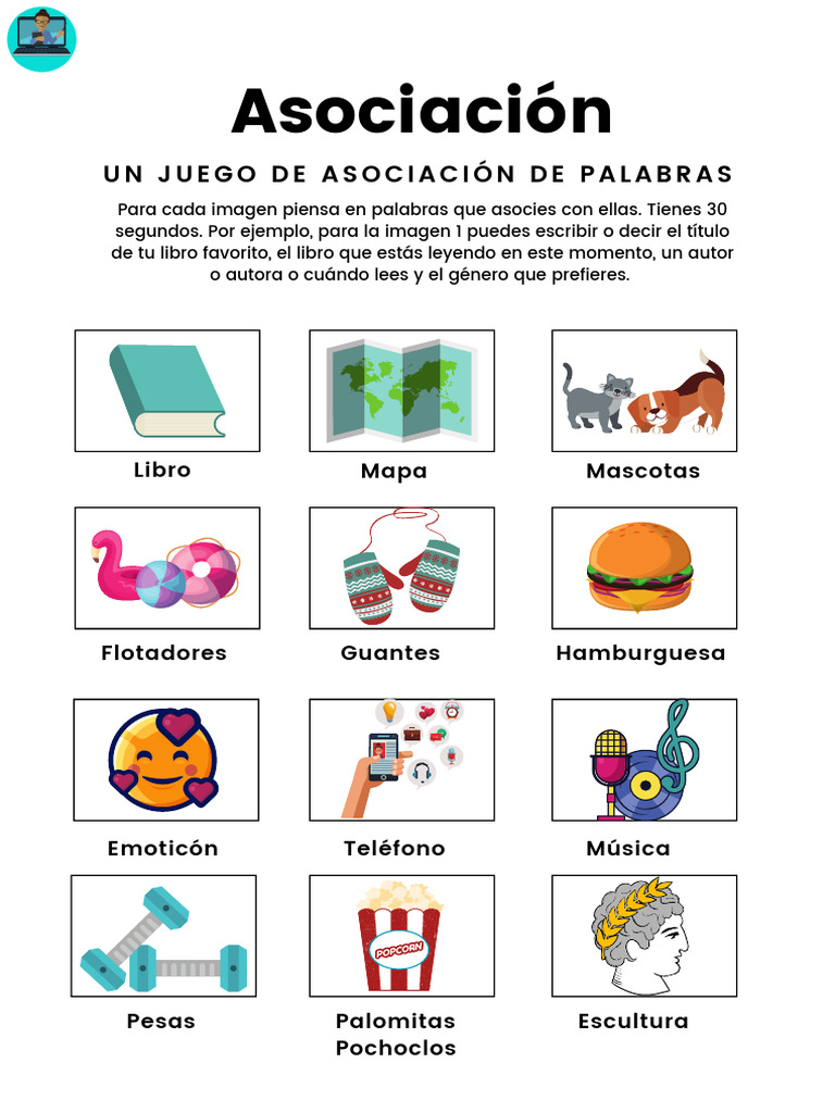 Juego Asociacion de Palabras | PDF