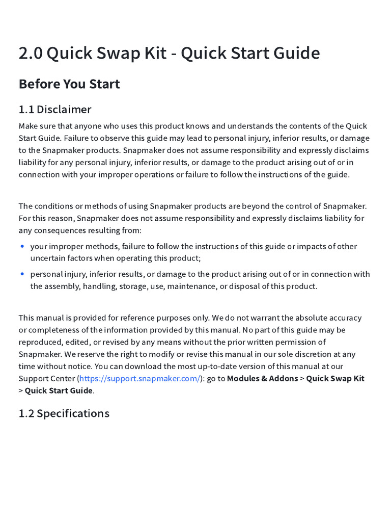 2 0+Quick+Swap+Kit+-+Quick+Start+Guide | PDF | Usb | Business