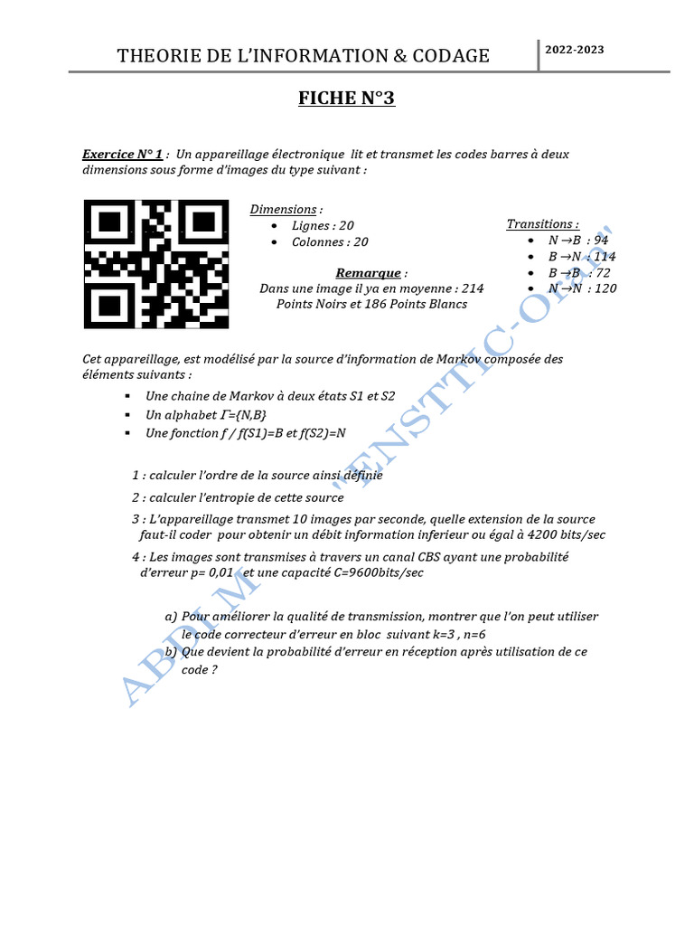 Exos 2022 Fiche3v2 C | PDF