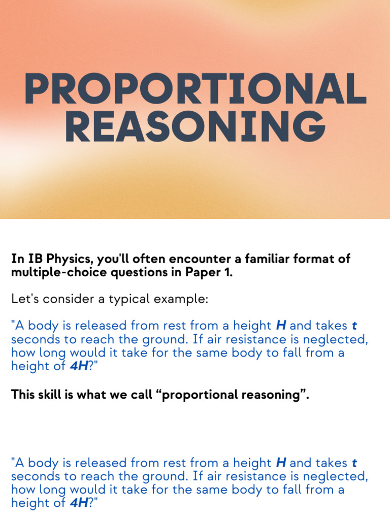 Grade 9 - Proportional Reasoning | PDF