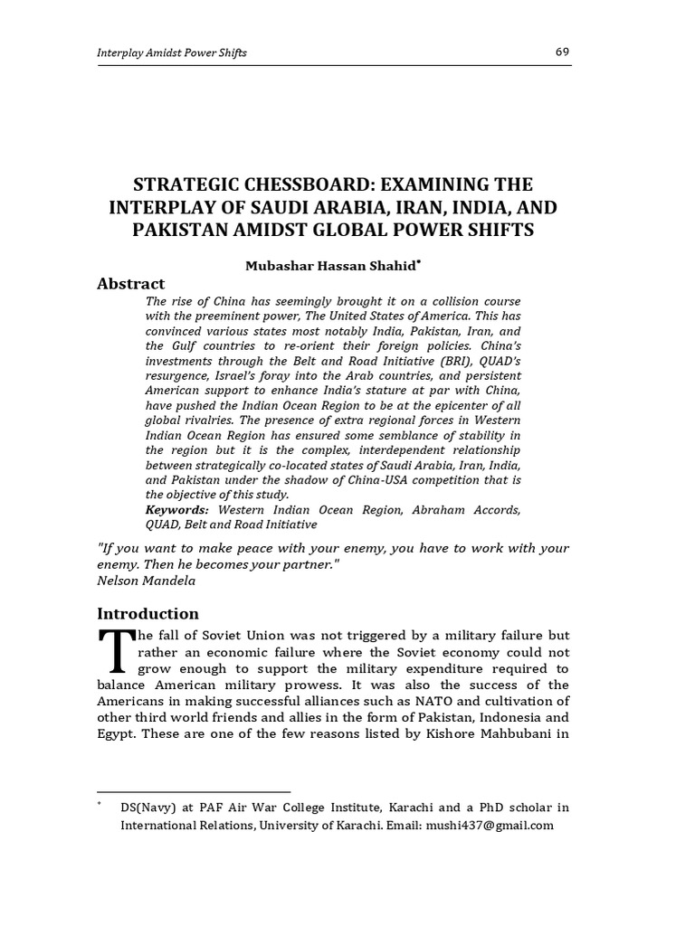 Interplay Amidst Power Shifts | PDF