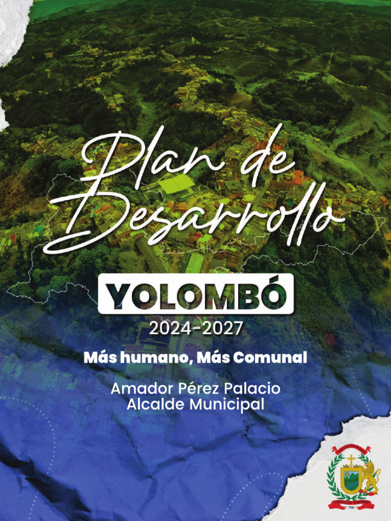 Plan Desarrollo Yolombo 2024-2027 Yolombo PDF | PDF