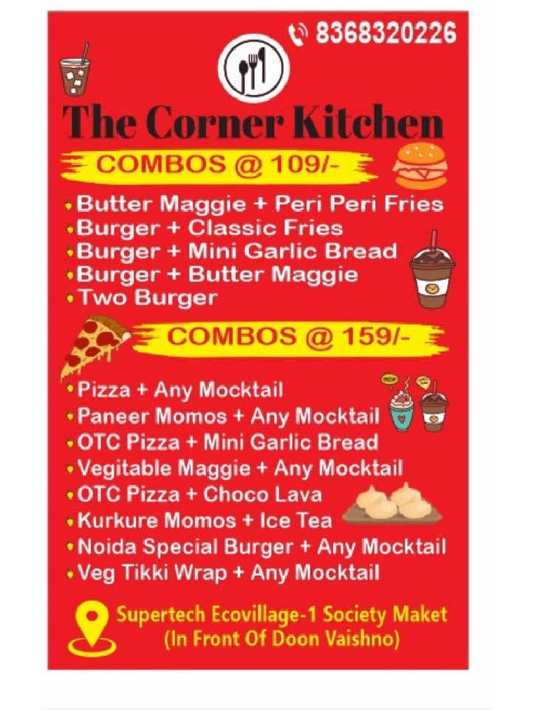 The Corner Kitchen | PDF