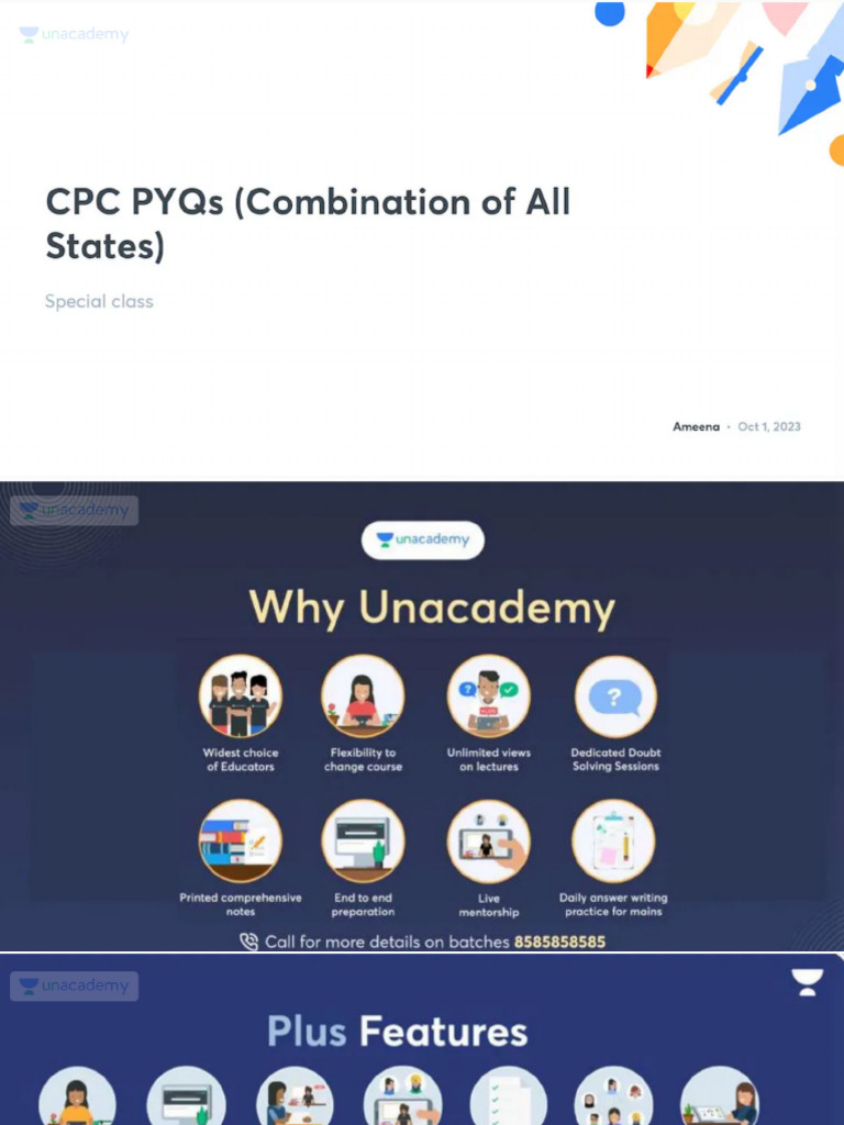 CPC PYQs Combination of All States No Anno | PDF