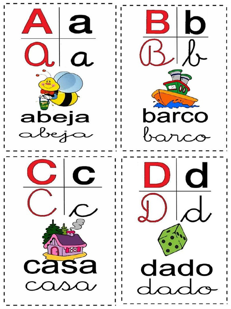 Abecedario-Uso Del Diccionario | PDF