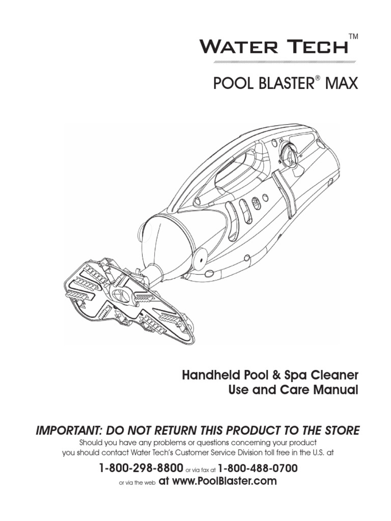 Pool Blaster Max User Manual | PDF | Electromagnetic Interference ...