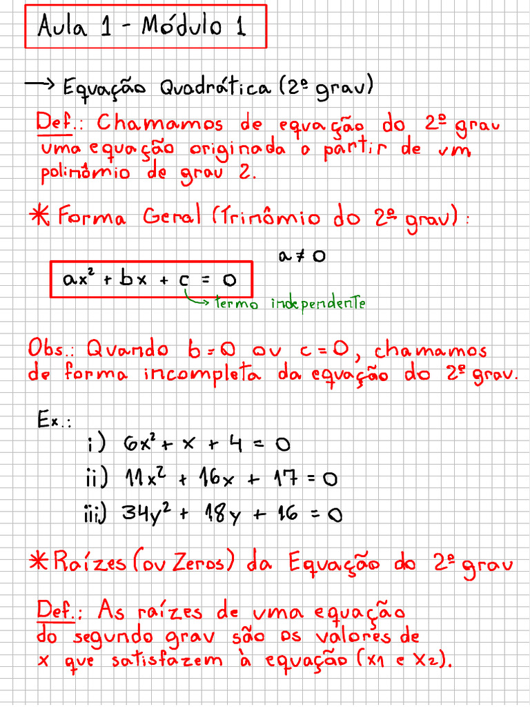Aula 1 Modulo 1 | PDF