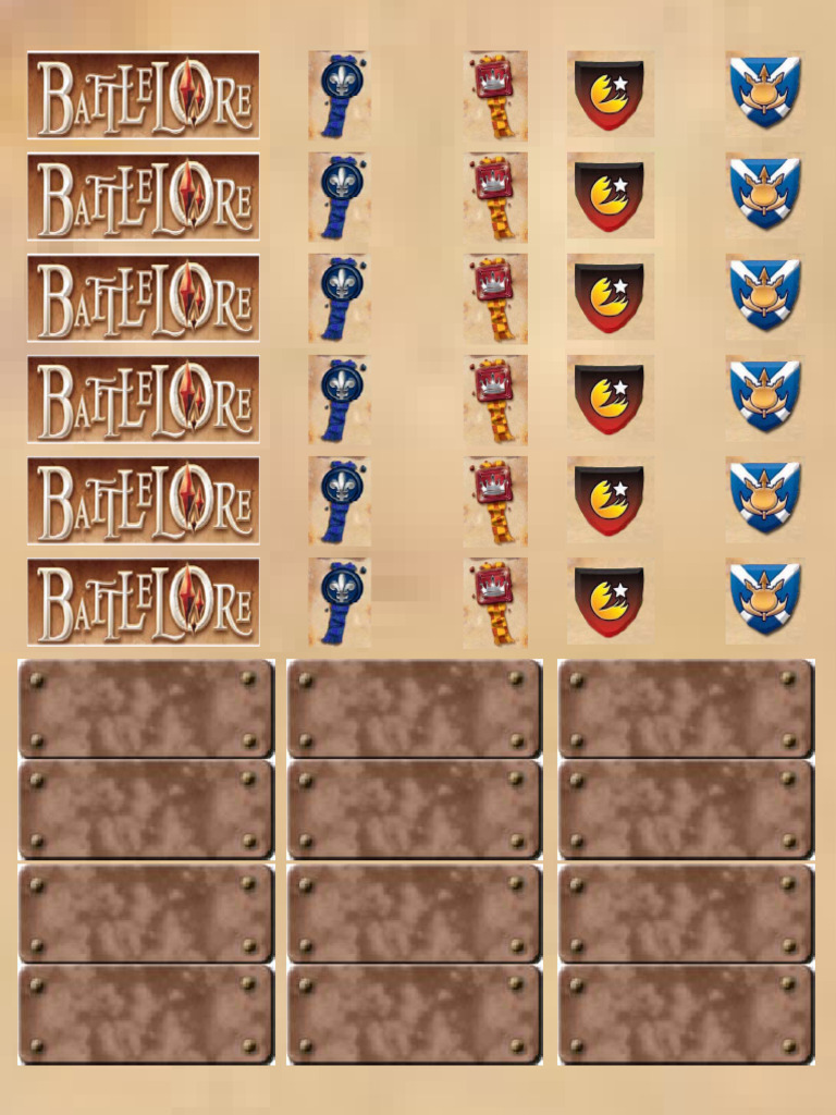 BattleLore Box Side Labelsv1.0 | PDF