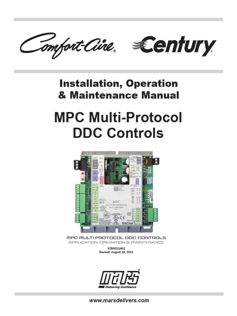 MPC MULTIPROTOCOL DDC Controls - IOM | PDF