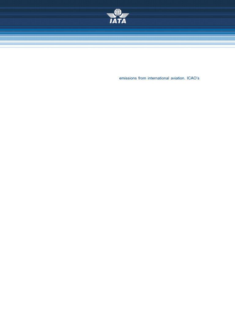 Iata Brief On Corsia | PDF