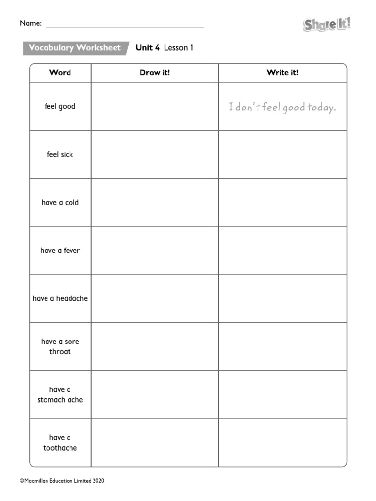 U4 Vocabulary 1 | PDF