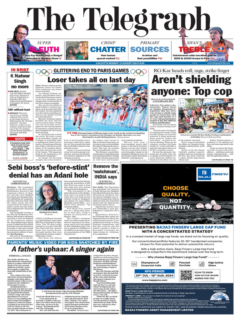 The Telegraph 12-08 | PDF