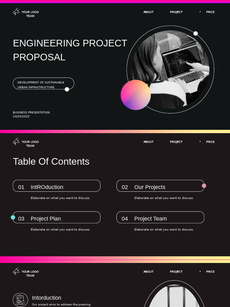 Engineering Project Proposal Presentation | PDF