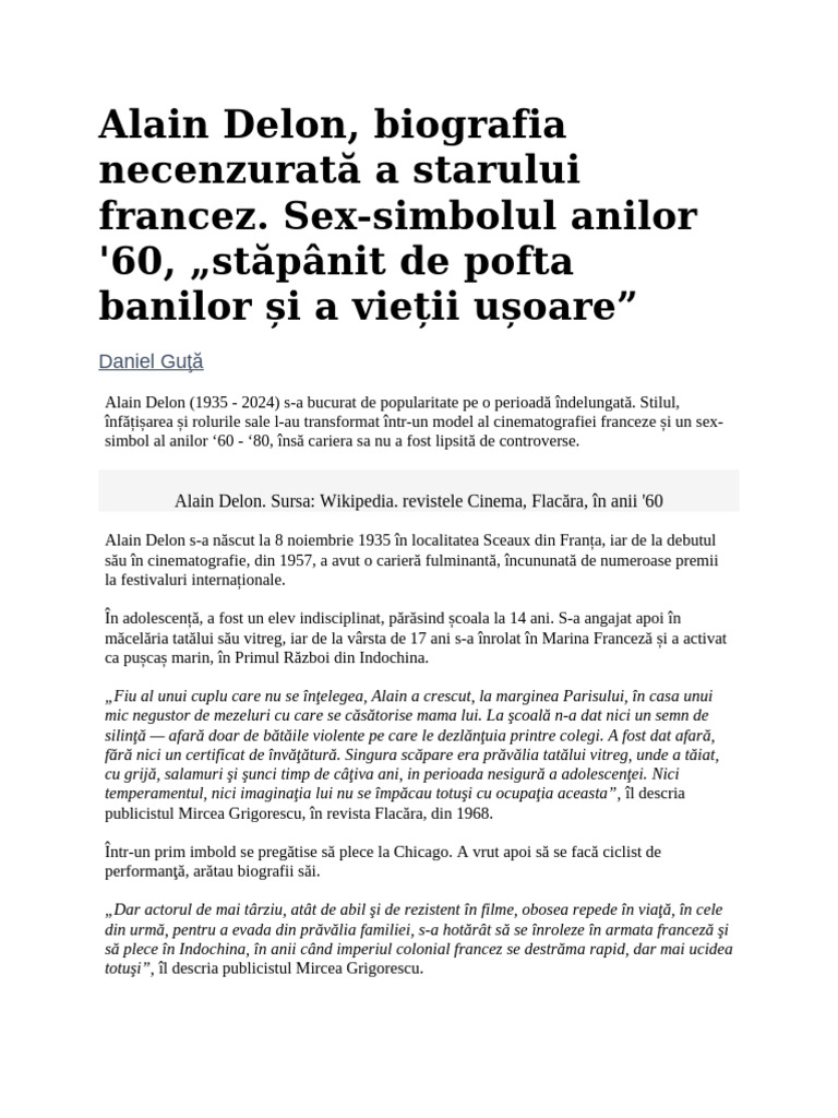 Alain Delon | PDF