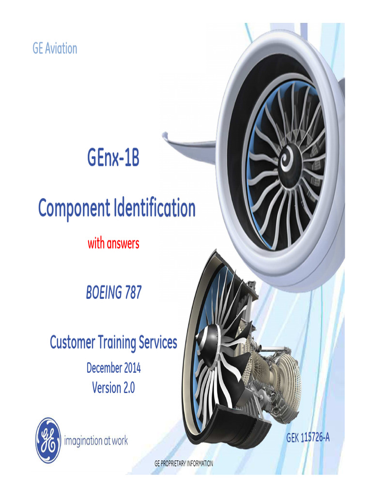 ANSWERS GEnx-1B Component Identification GEK 115726-A V2.0 December ...