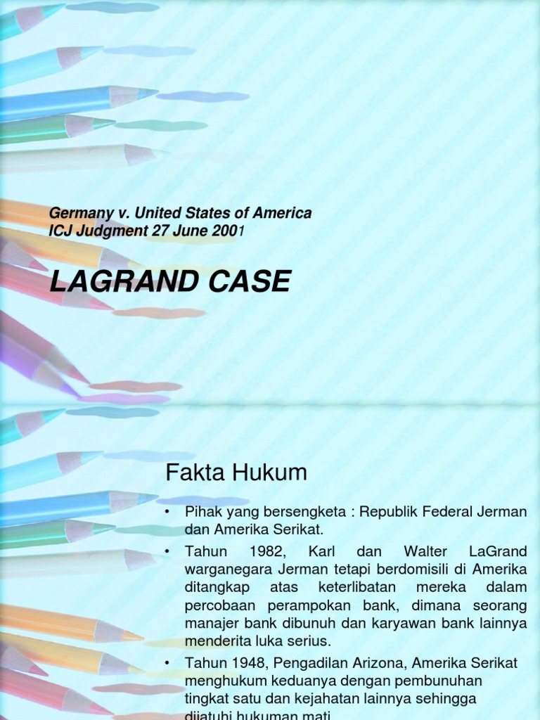 Dipler - Lagrand Case | PDF | Politik | Hukum
