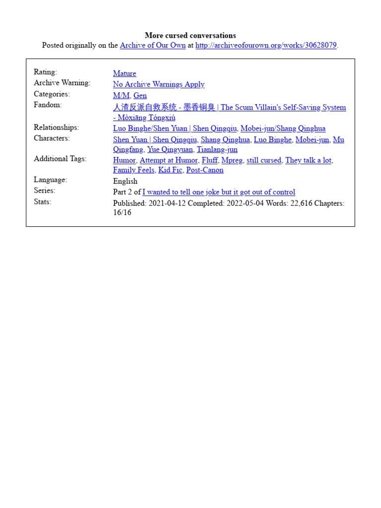 More Cursed | PDF