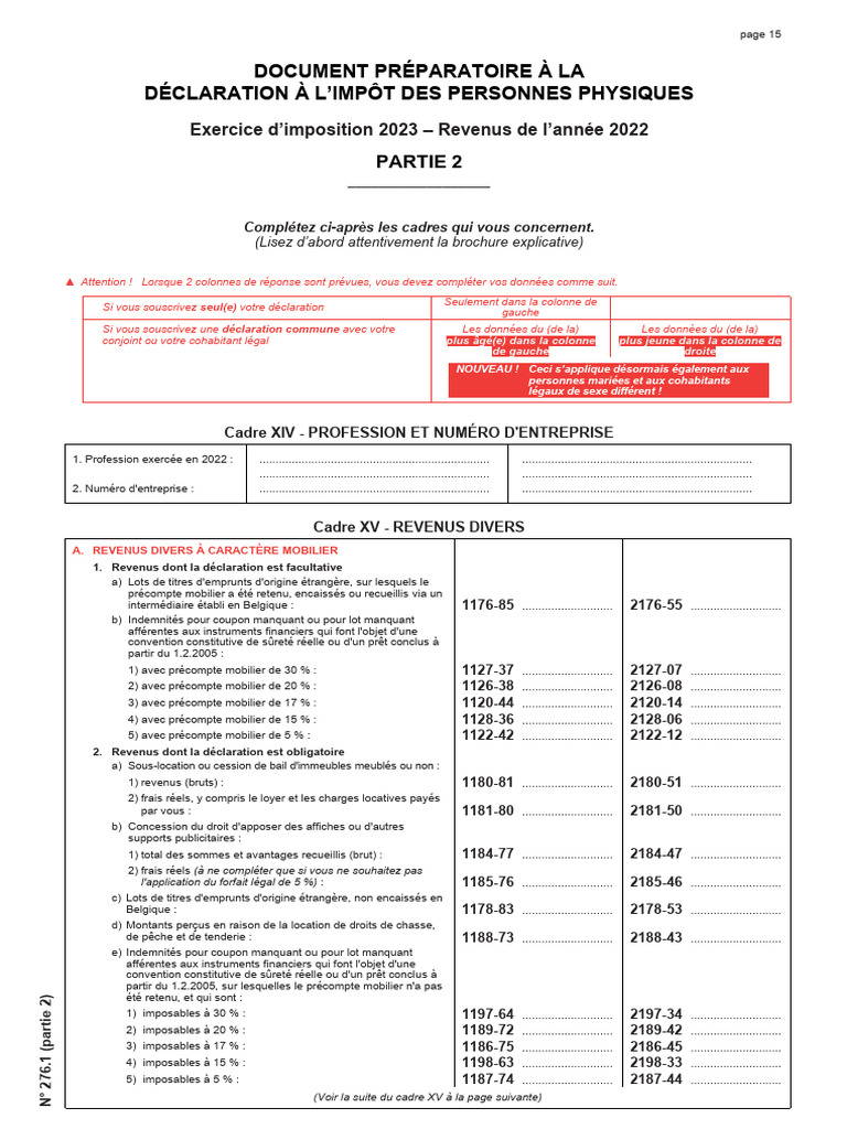 111 Doc Preparatoire Partie 2 2023 | PDF