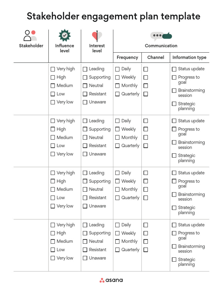 Stakeholder-Engagement-Plan-Template Compressed | PDF