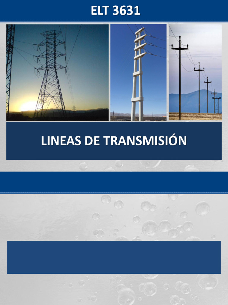 9 Diseño de lineas de transmisión | PDF