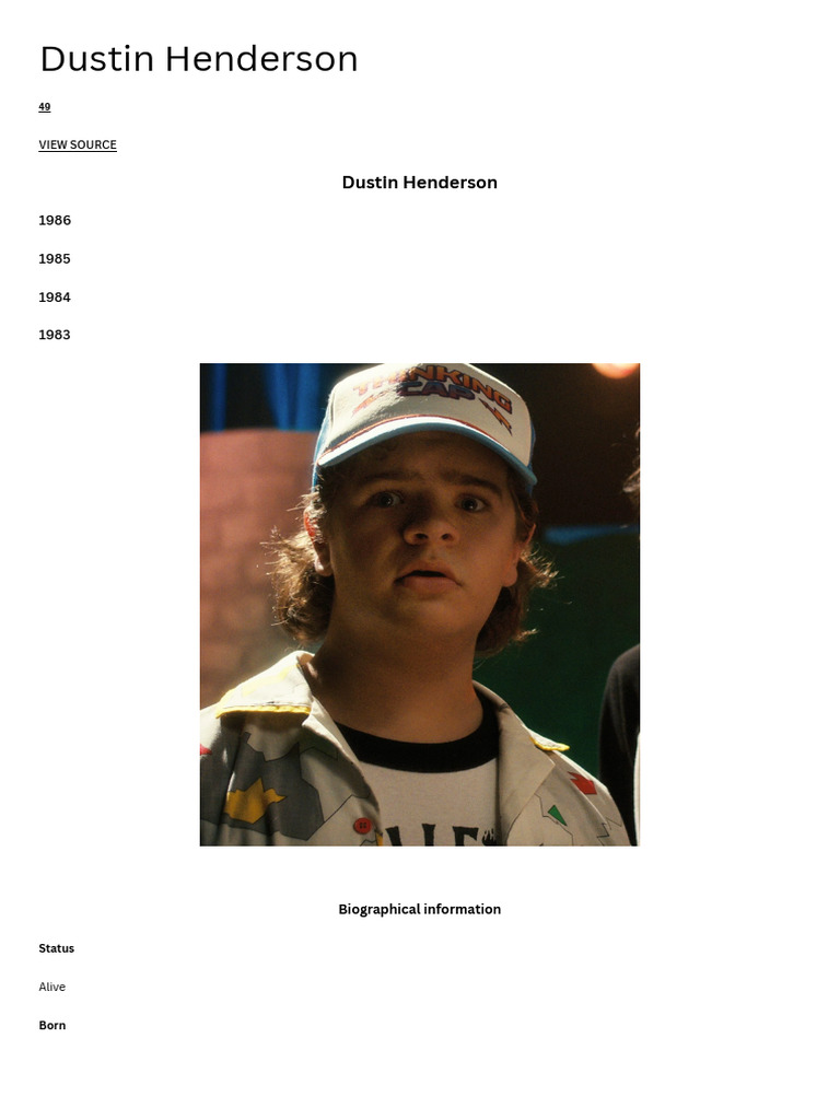 Dustin Henderson | PDF