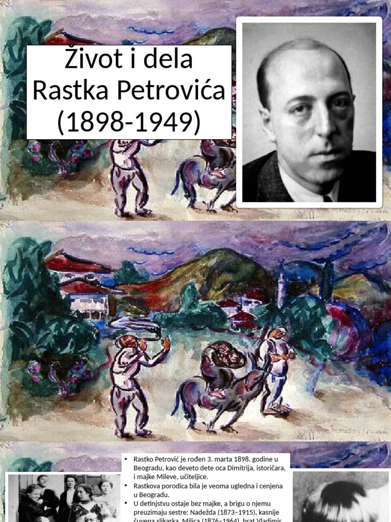 Rastko Petrović Predavanje | PDF