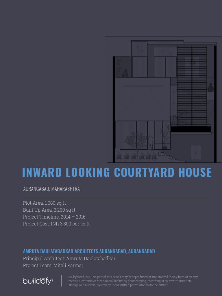 Inward Looking Courtyard House | PDF