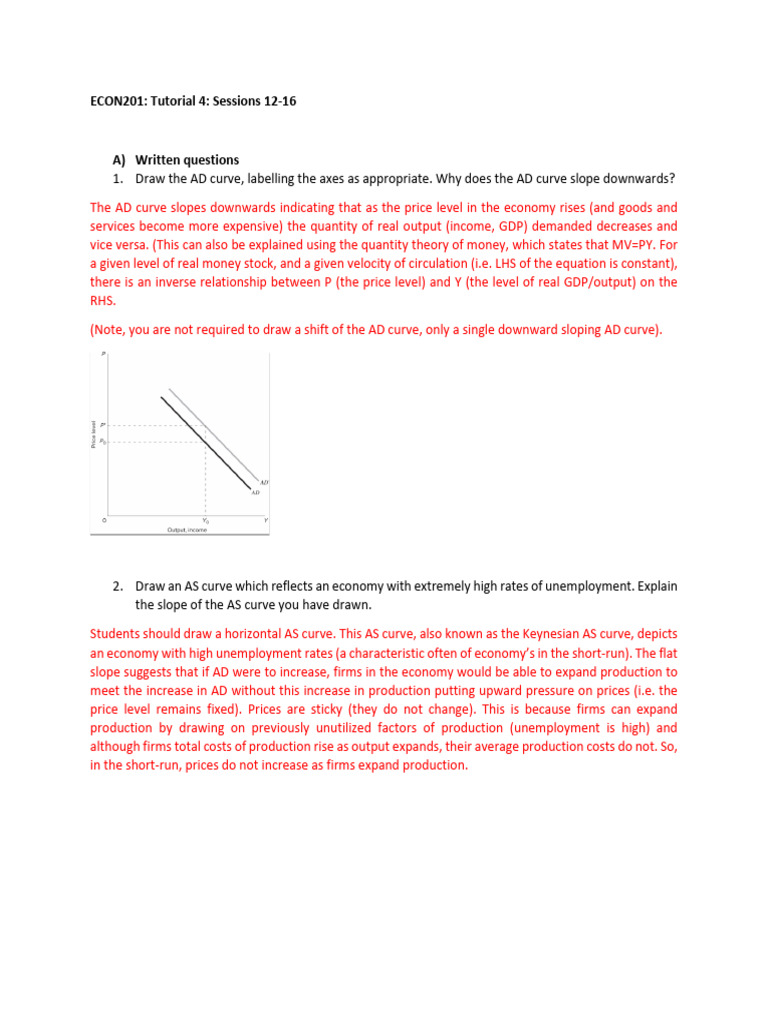 Tutorial 4 2022solution | PDF
