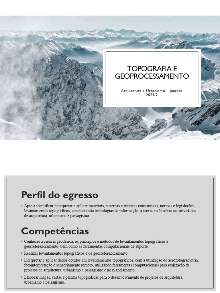 Aula 01 - Geodésia | PDF