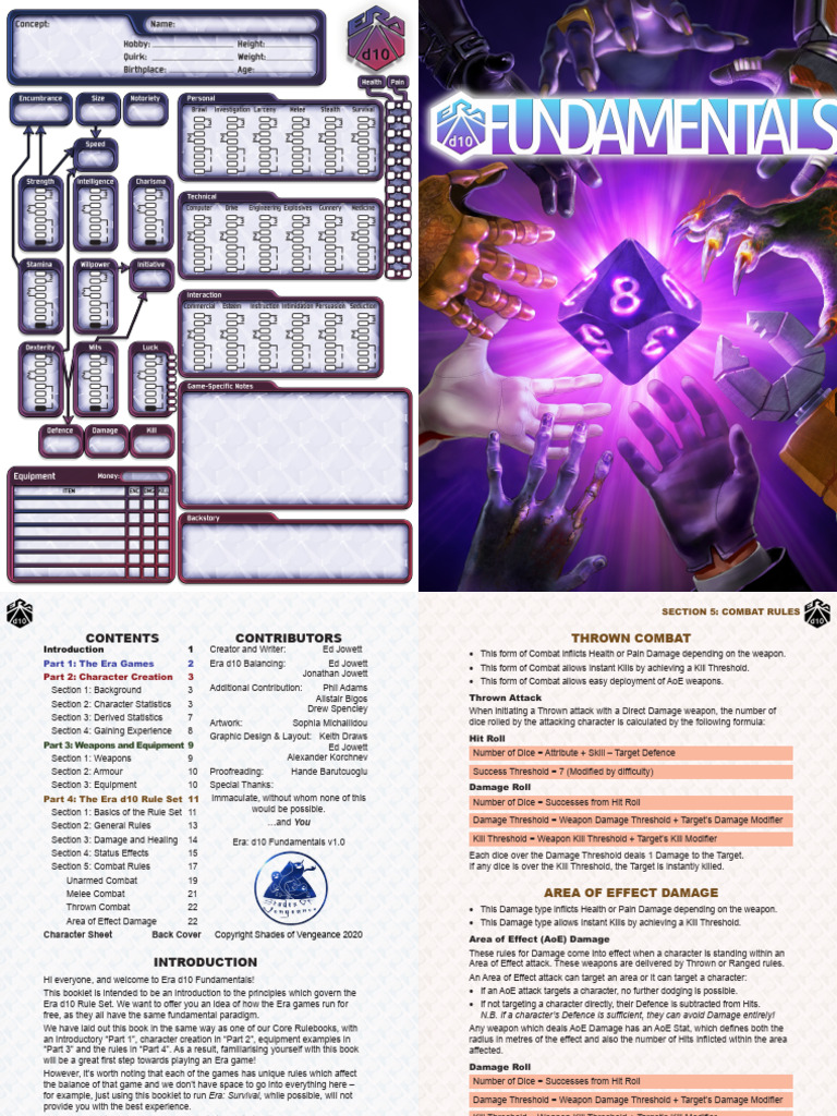 Era d10 Fundamentals Print Ready Digital Version | PDF