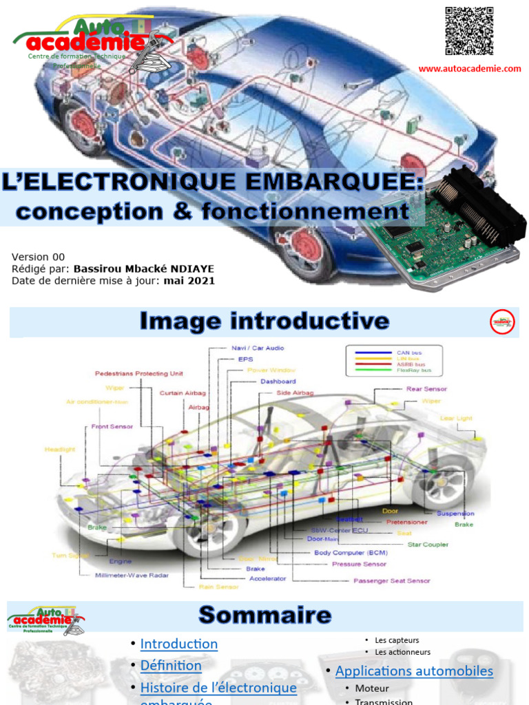 Electronique - Embarque - Principe Et Fonctionnement | PDF