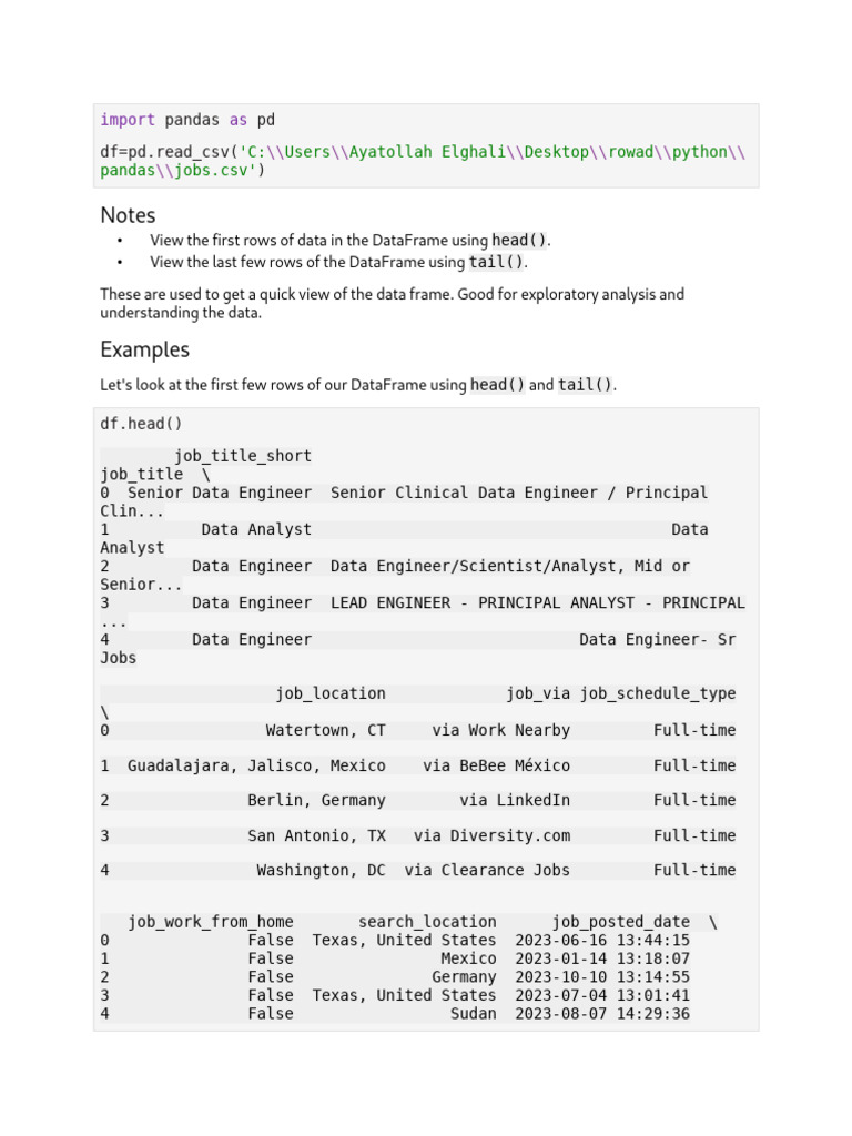Pandas&matplotlib | PDF