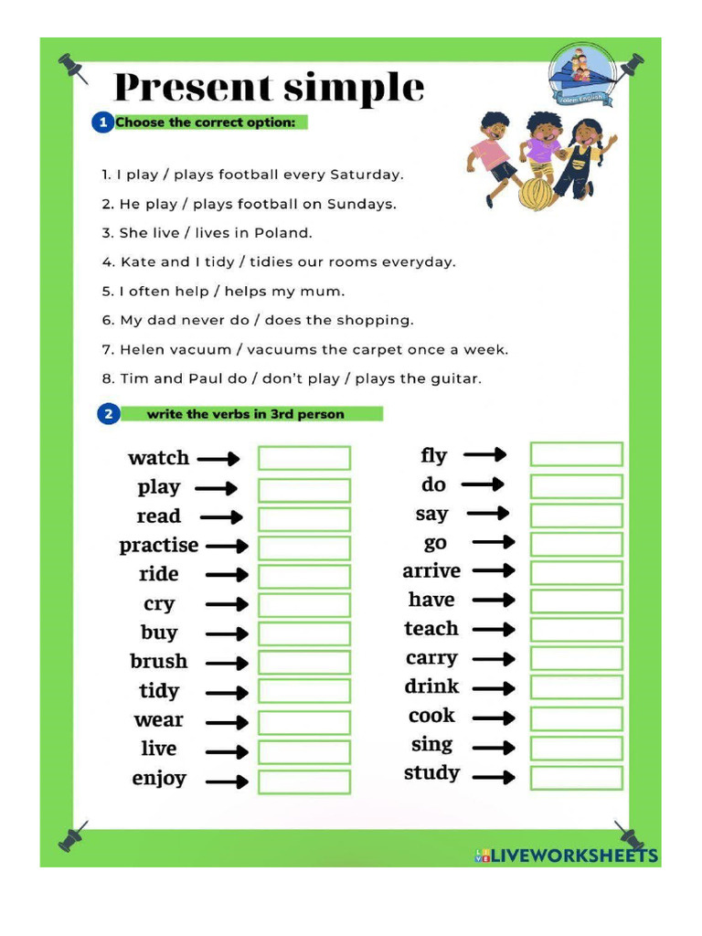 SIMPLE PRESENT WORD | PDF