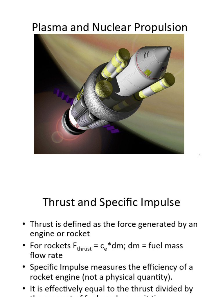 Lecture25 AdvancedPropulsion | PDF