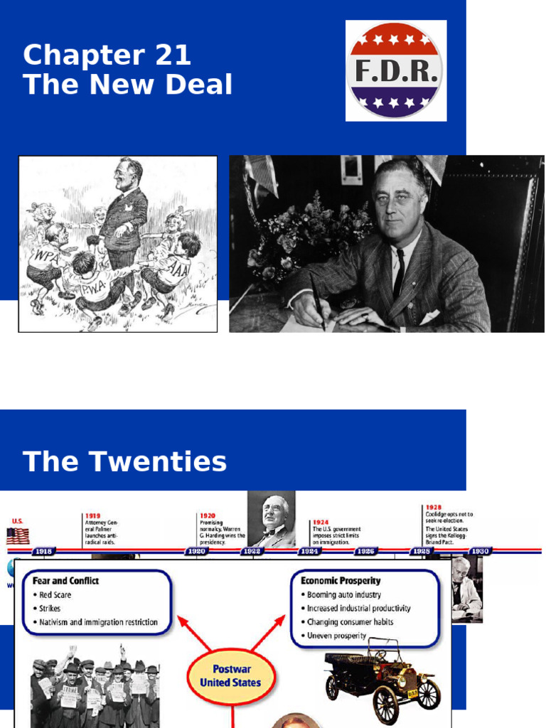A Presentation On The Great Depression and New Deal | PDF | New Deal ...