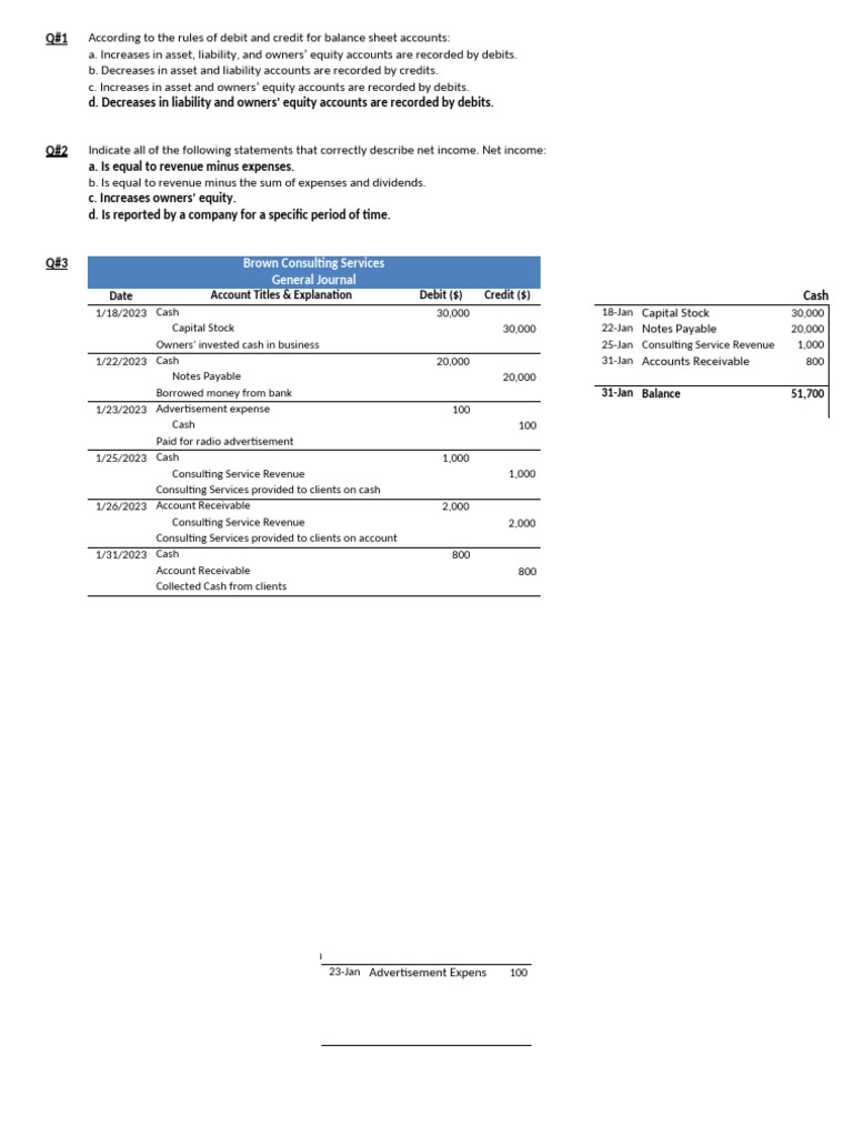 FA PQ 2 Solution | PDF
