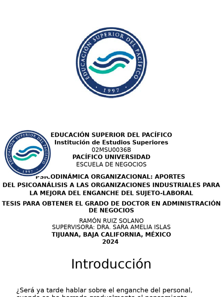 (7C) SLIDES Defensa de Tesis 04JUN2024 | PDF