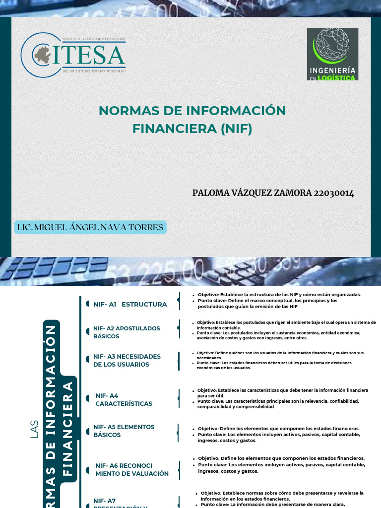 Las NIF | PDF