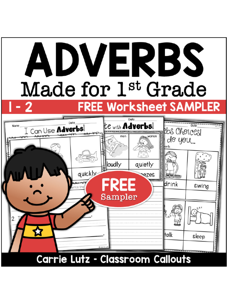 AdverbsWorksheetsFree 1 | PDF | Adverb | Language Arts & Discipline