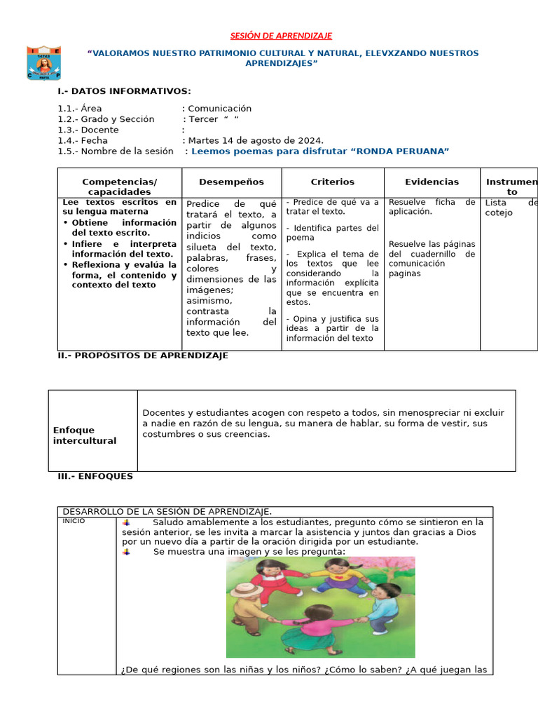 Plan LECTOR Ronda Peruana | PDF