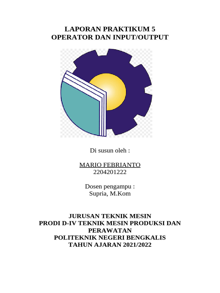 Aprijal Putra Jaya - Laporan Pratikum 5 (Komputasi Dan Pemrograman) | PDF