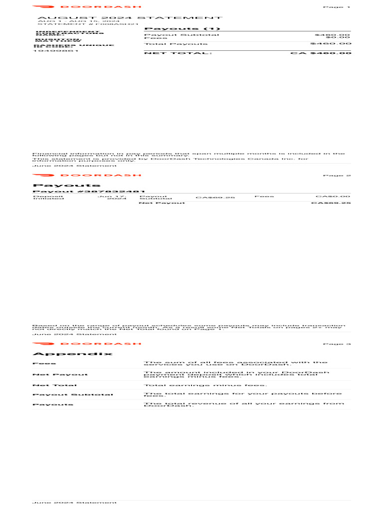 Statement - Aug 2024 | PDF