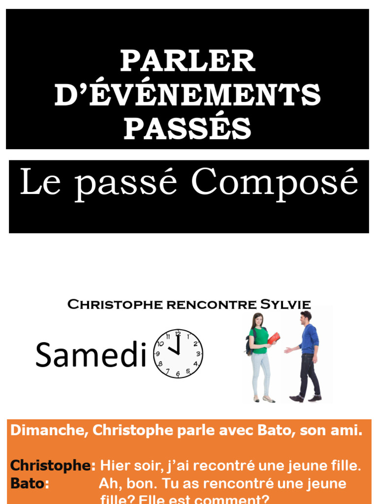 Passe Compose With Etre Notes | PDF