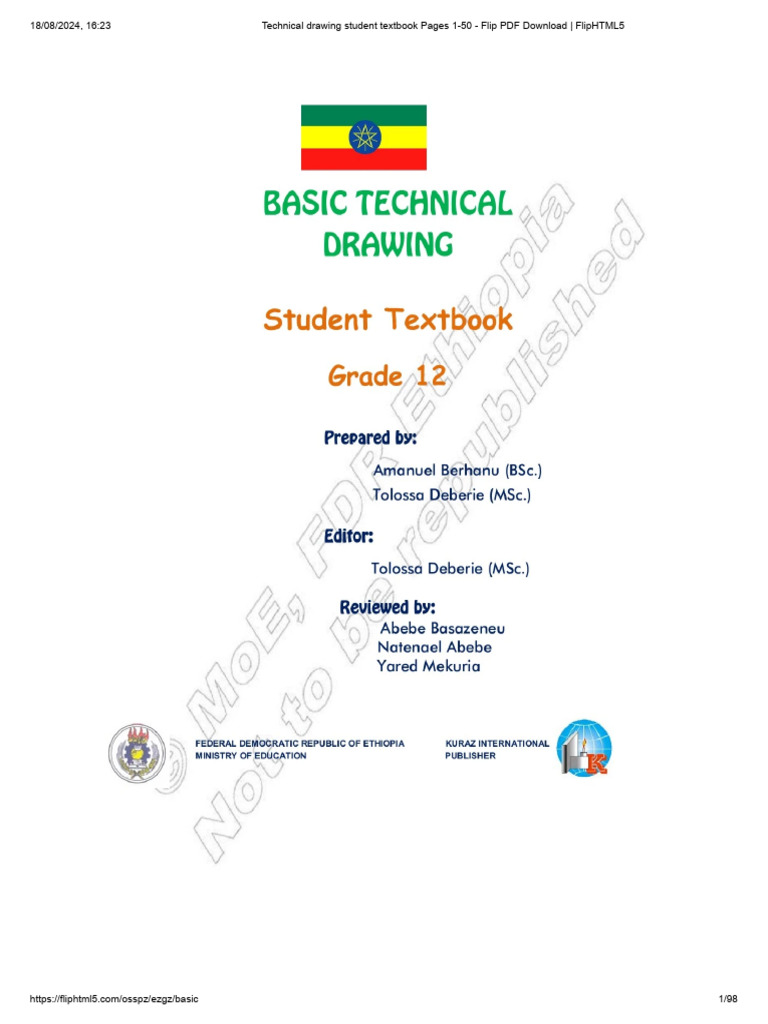 Technical Drawing Student Textbook | PDF