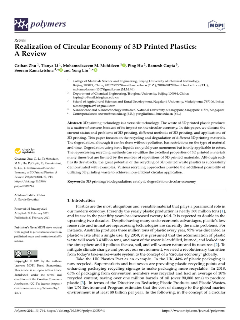 Polymers 13 00744 v2 | PDF