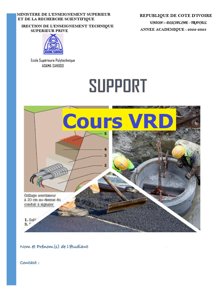 Cours VRD | PDF