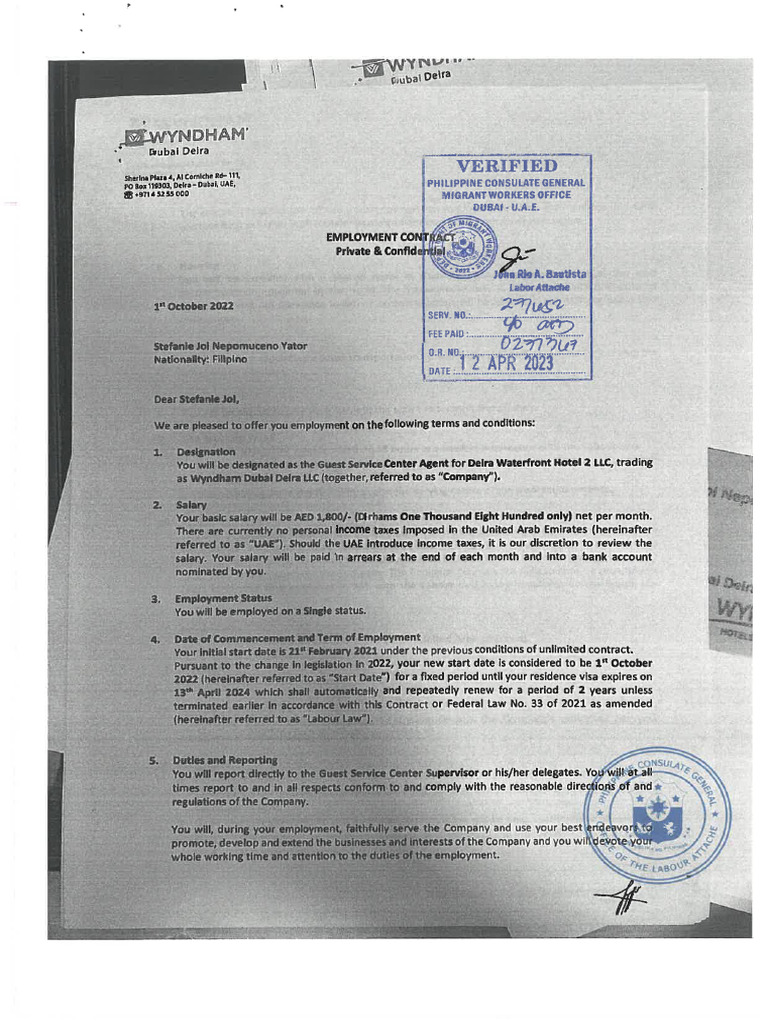 Verified Contract | PDF